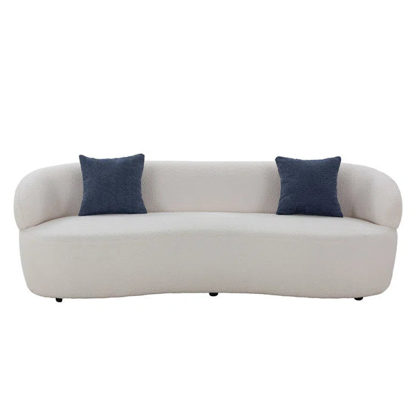 86.61" Upholstered Curved Sofa – Quality, Style, and Functionality for ...